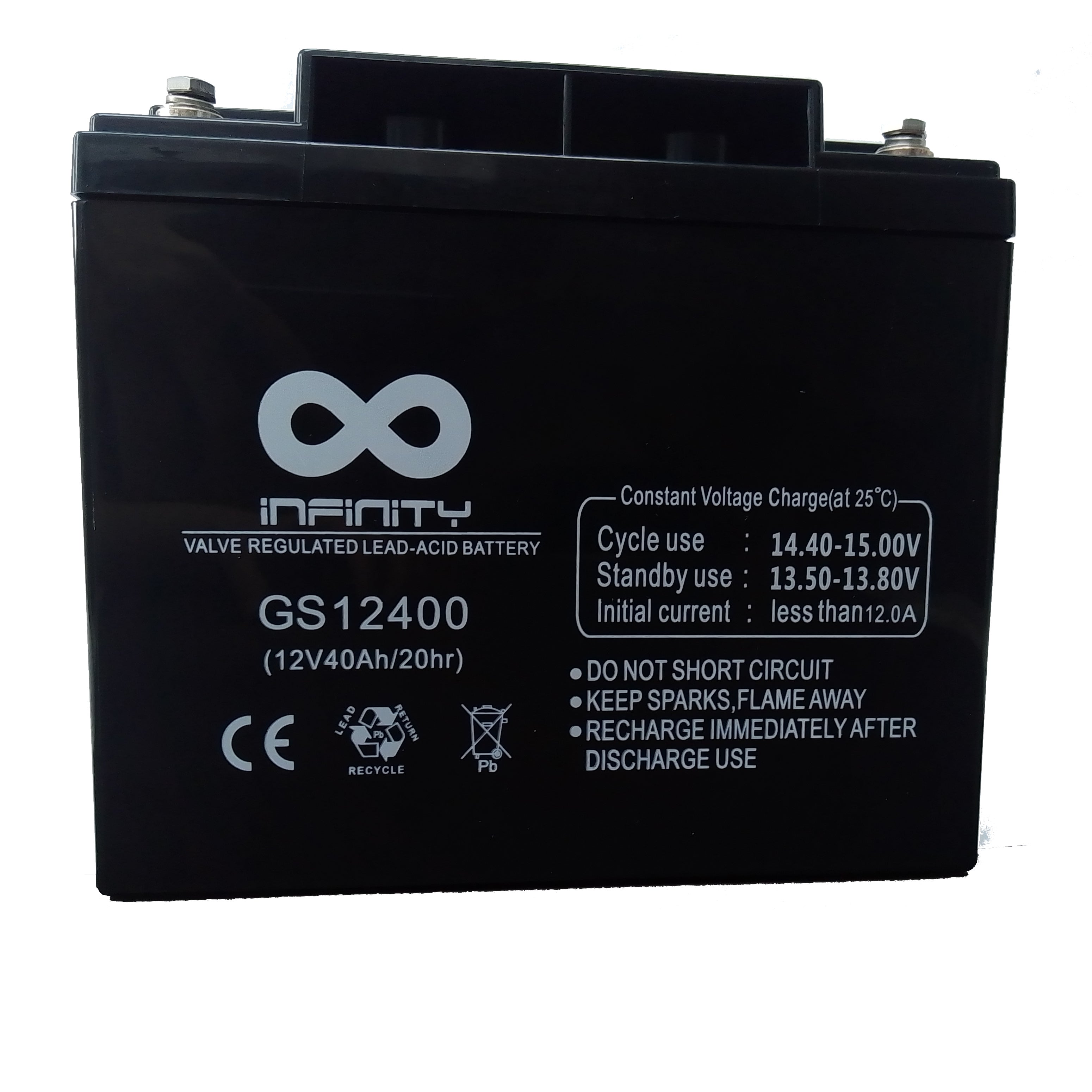 Baterías Infinity 12V 40Ah para Respaldo Energético de Alto Rendimient – Security Solution shop