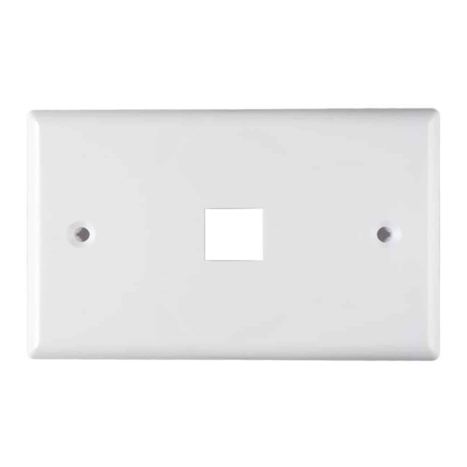 Face Plate Qnet Blanco 1 Puertos Con Etiquetas E Iconos – Security ...