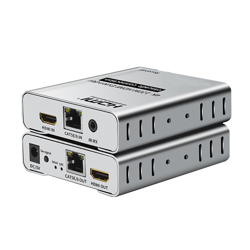 Extensor HDMI 4K a través de Cat5/6 RJ45 Ethernet hasta 120 metros con ...