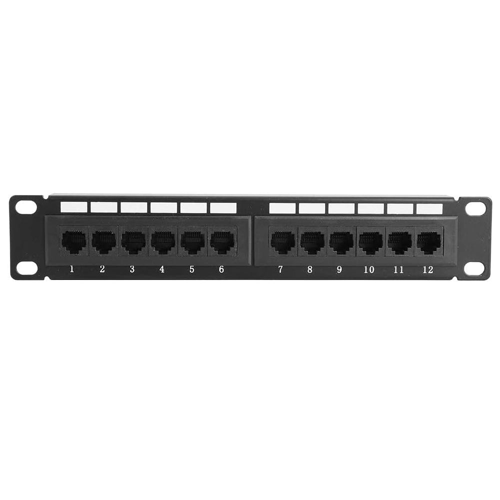 Panel de Conexiones 12 Puertos Cat5E WirePlus – Security Solution shop