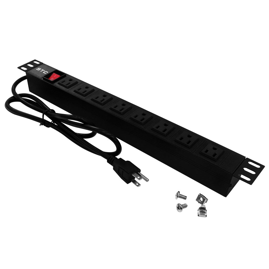 Regleta PDU Rackeable STC de 8 Tomas 15A 1875W 19" – Security Solution shop