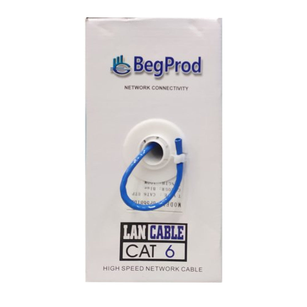 Bobina de Cable UTP CAT6 BEGPROD 100 Mts Interior Azul – Security ...