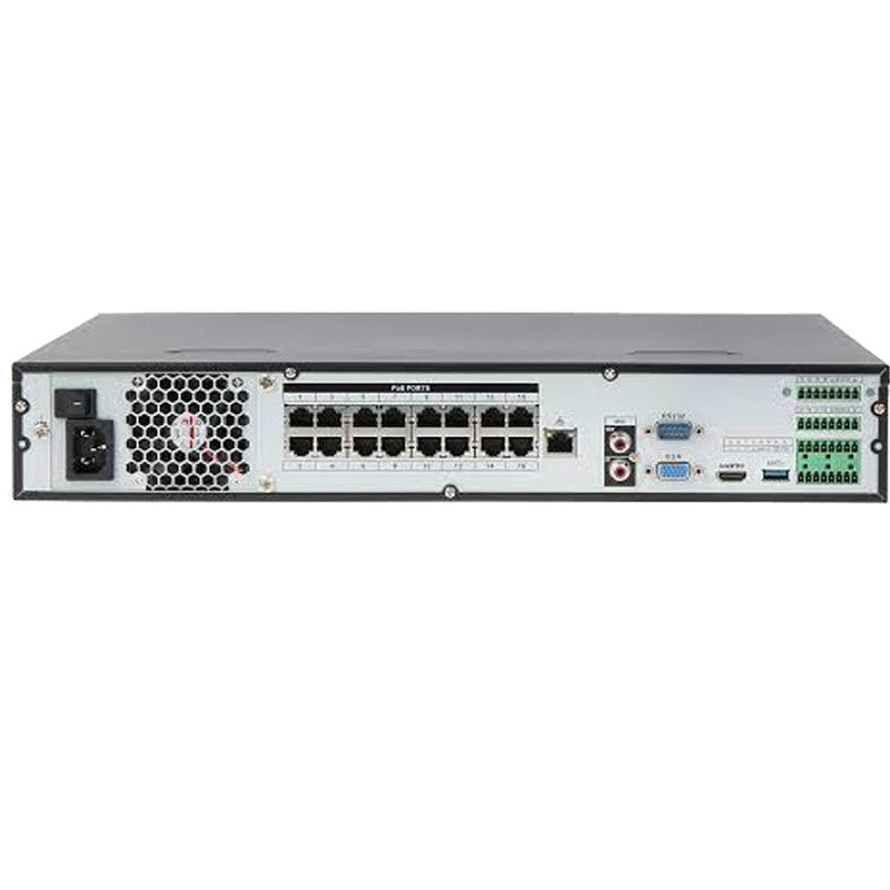 NVR Dahua 16 Canales POE WizSense 4K HDMI y VGA Full HD – Security ...