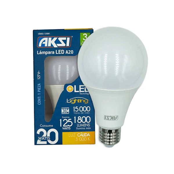 Foco LED de 20W con Luz Cálida y Eficiencia Energética – Security ...