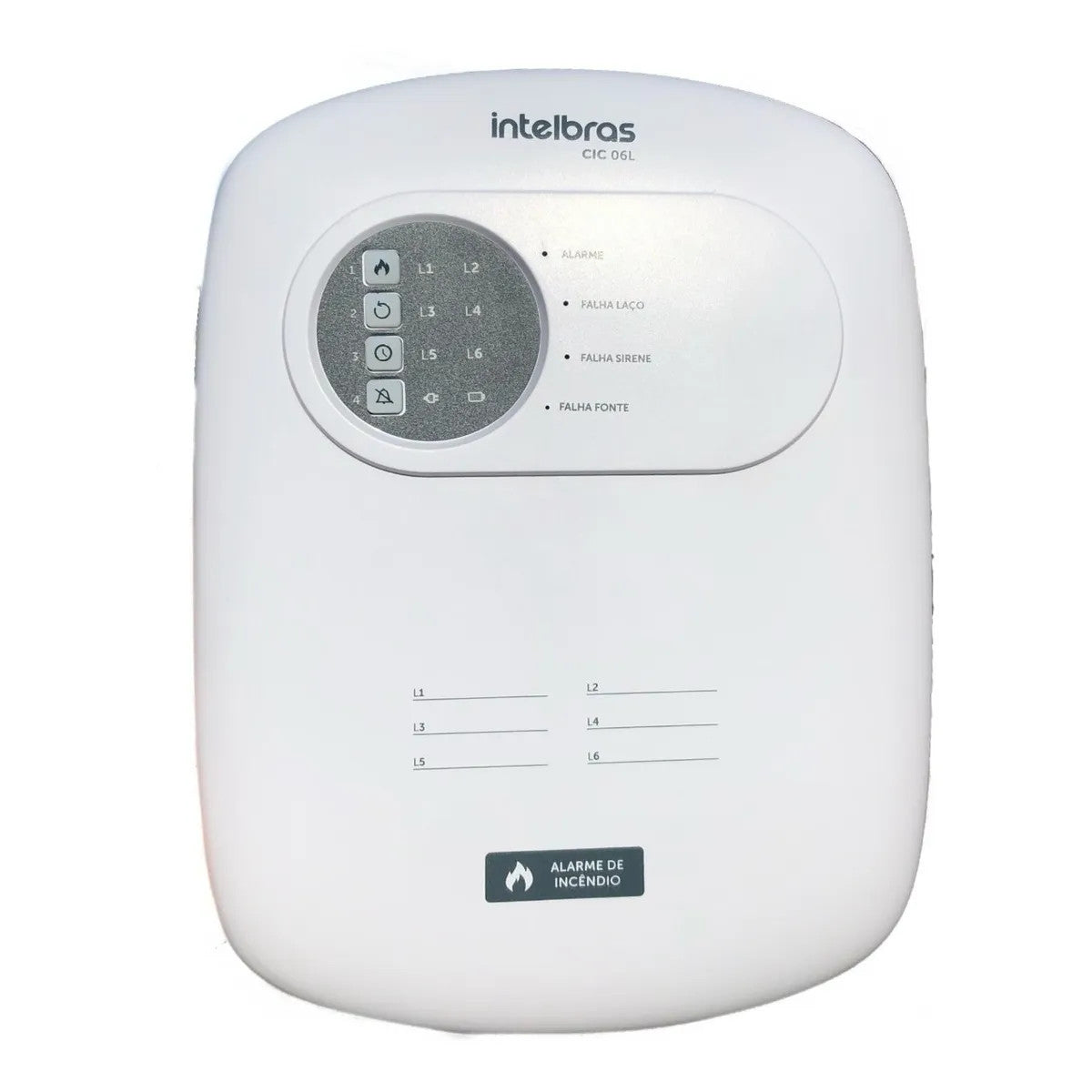 Central de Alarma contra Incendios Intelbras CIC-06L con Batería ...
