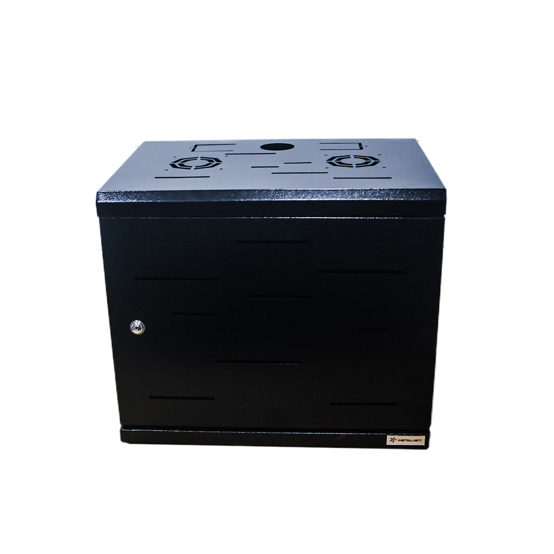 Rack Gabinete Cerrado De Pared 9u Color Negro Metalnet – Security ...
